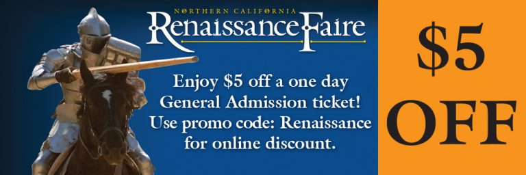 Special Weekend Discounts | Northern California Renaissance Faire